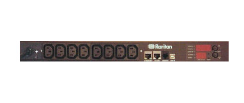 KVM Choice, UK:PXE-1190R Raritan Dominion PDU Single phase, 230-240V, 16A, 8 outlets: IEC C13 ...